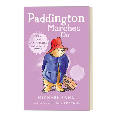 英文原版 Paddington Marches On 前进的帕丁顿熊 插画故事书 英文版 进口英语原版书籍