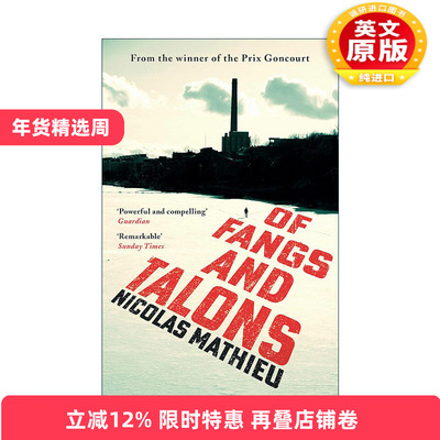英文原版 Of Fangs and Talons 动物战争 法国龚古尔文学奖得主尼古拉?马修 英文版 进口英语原版书籍