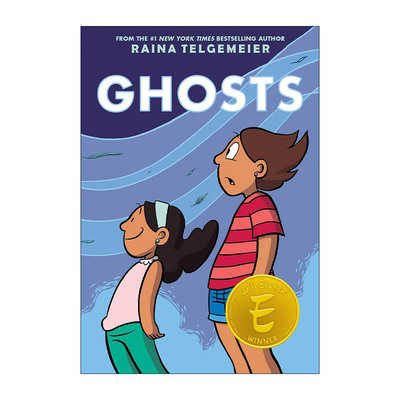英文原版 Ghosts 幽灵 精装 Raina Telgemeier儿童漫画小说 英文版 进口英语原版书籍