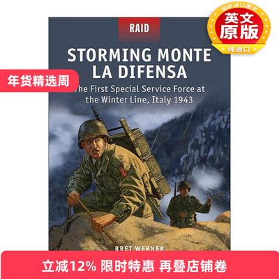 英文原版 Storming Monte La Difensa 二战恶魔旅迪芬萨山突袭德军1943 战争突袭系列 英文版 进口英语原版书籍