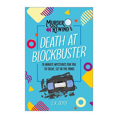英文原版 Murder Rewind Death at Blockbuster 谋杀倒带 百视达之死 90年代的谜案 解谜游戏书 英文版 进口英语原版书籍