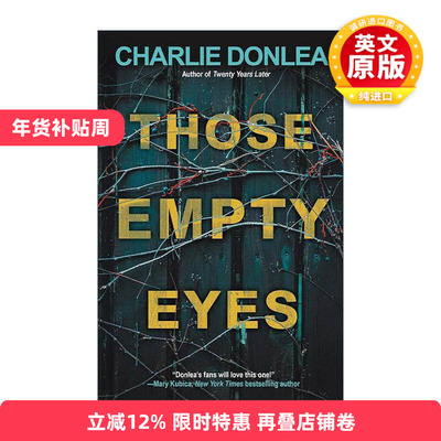 英文原版 Those Empty Eyes 那些空洞的眼睛 悬疑惊悚小说 Charlie Donlea 英文版 进口英语原版书籍