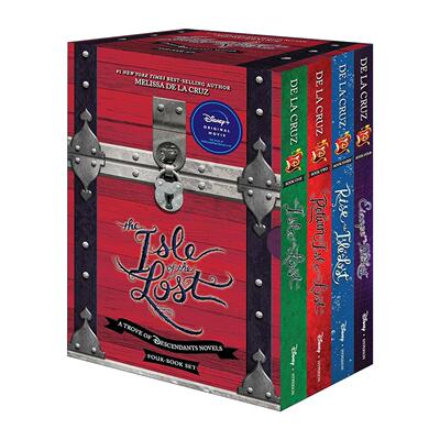 英文原版 Isle of the Lost Paperback Box Set The Descendants 后裔 迷失岛系列 4册盒装套装 迪士尼儿童奇幻小说 英文版