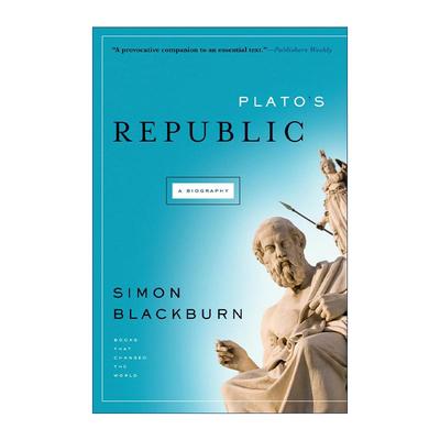 英文原版 Plato's Republic 柏拉图的理想国 哲学 我们时代的伦理学作者西蒙·布莱克本 英文版 进口英语原版书籍