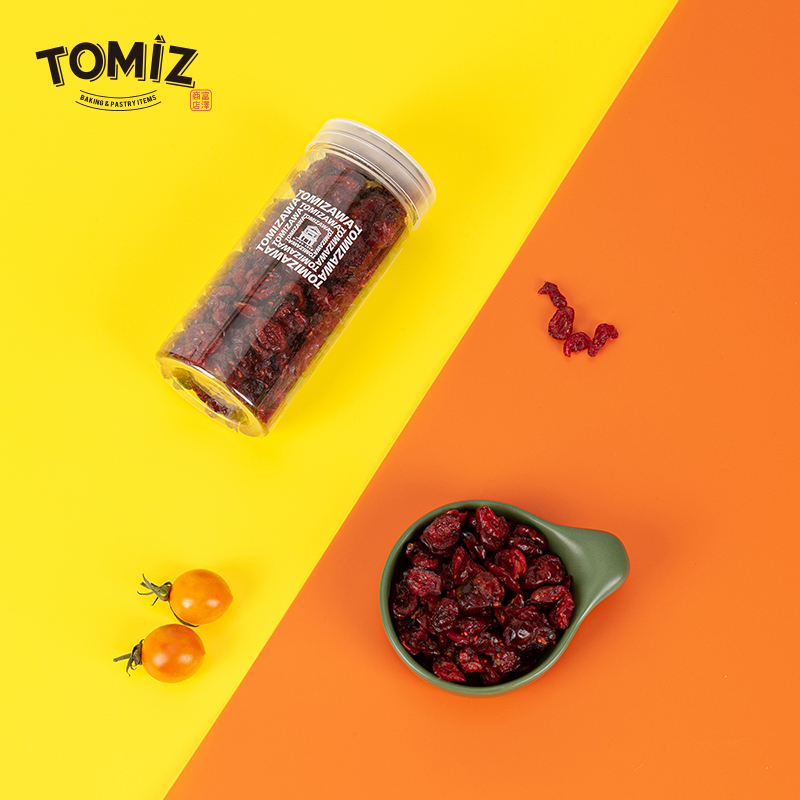 TOMIZ富泽商店蔓越莓干切片120g美国原料蜜饯烘焙牛轧糖雪花酥_虎窝淘