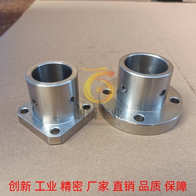 不锈钢SSTHRN圆法兰型导向轴支座双切边固定部加厚标准光轴支撑座