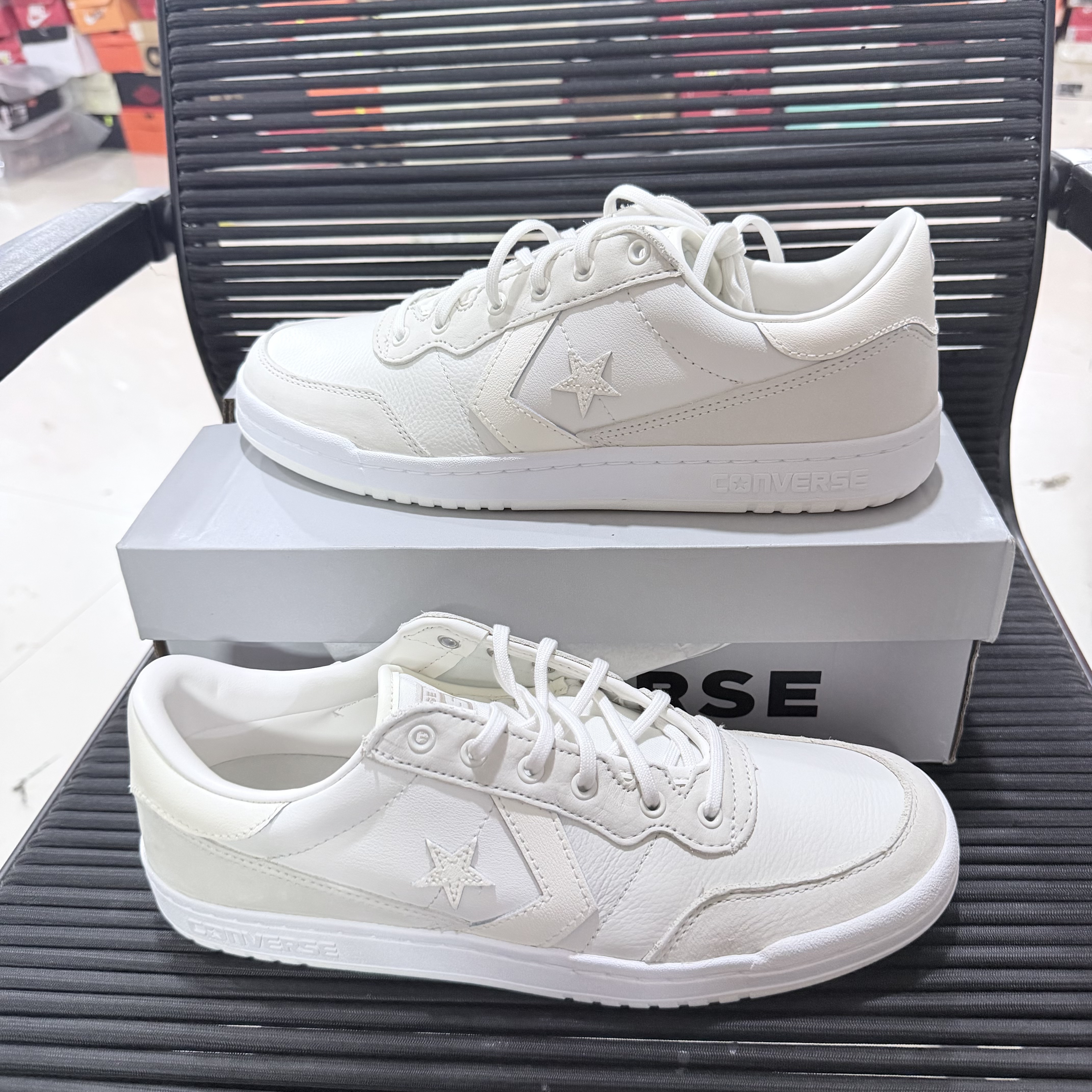 Converse Fastbreak PRO 低帮 滑板鞋 男女同款 米色A11109C黄