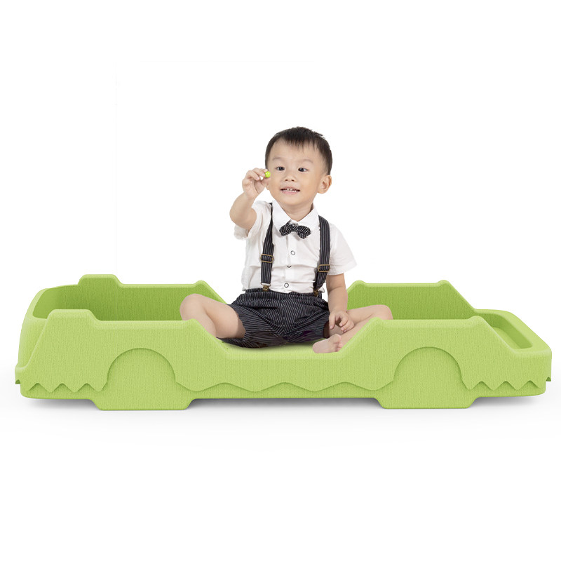 幼儿园午睡床单人叠叠床加厚宝宝午休泡沫轻便安全貔貅儿童床崇德