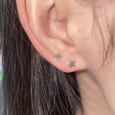 简约y2k百搭五角星高级感耳钉