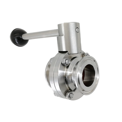 卡盘快装蝶阀卫生食品级手动