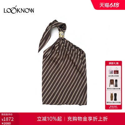 jacques wei x LOOKNOW设计师品牌2026年春夏新品条纹挂脖背心