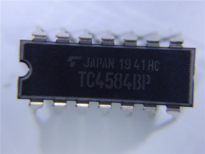 TC4584BP 直插 封装DIP-14 逻辑六反相施密特触发器 IC芯片4584