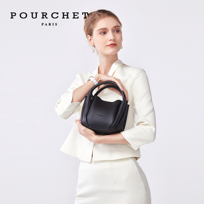 宝榭南瓜包通勤复古手提单肩女包