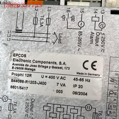 德国PROPHI 12R功率因子控制器EPCOS点(议价)