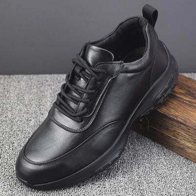 意大利设计风『DMXUXM』!高端大气!头层牛皮厚底耐磨休闲皮鞋男潮