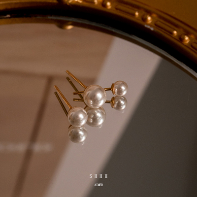 SHHHS925银施家珍珠耳钉