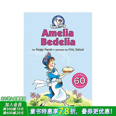 【现货】Amelia Bedelia，阿米莉亚贝迪莱尔 英文原版图书籍进口正版 Parish 儿童分阶阅读
