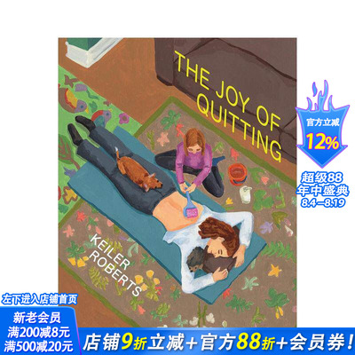 【现货】【附Keiler Roberts签名藏票】英文原版 躺平的乐趣The Joy of Quitting 英文漫画 正版进口图书画册