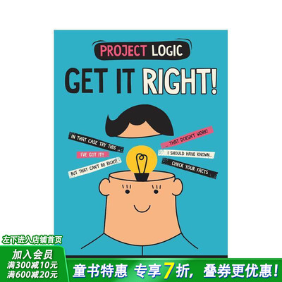 【现货】【逻辑培养】修正它！如何精确地思考 Get it Right!: How to Think Accurately 12岁+英文小说故事 英语拓展阅读进口书