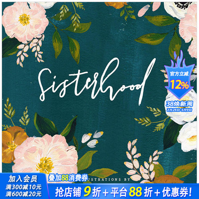 【现货】Sisterhood 姐妹情谊 英文原版儿童艺术绘本【善优童书】