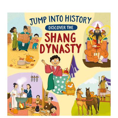 【预售】【走进历史】探秘商朝 【Jump into History】Discover the Shang Dynasty 英文儿童插画科普绘本 进口童书