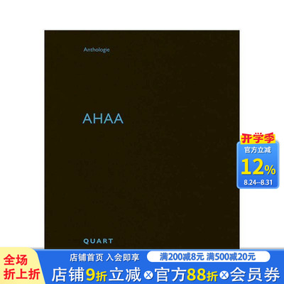 【预售】aHaa建筑事务所：选集 aHaa: anthologie 原版英文建筑设计 正版进口书