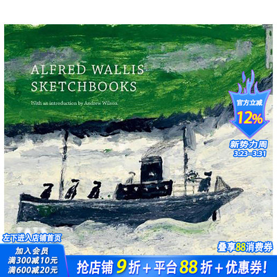 【预售】英文原版 阿尔弗雷德·瓦利斯素描本 Alfred Wallis Sketchbooks 20世纪艺术 正版进口图书画册 善优图书