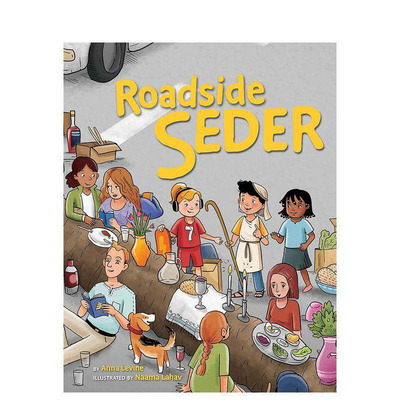 【现货】路边家宴 Roadside Seder 精装英文儿童插画故事绘本 进口童书