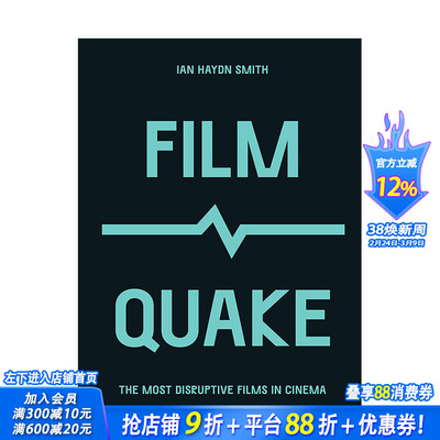 【现货】影震：电影中具颠覆性的电影FilmQuake:The Most Disruptive Films in Cinema 剧情导读介绍精装图集图册 英文原版