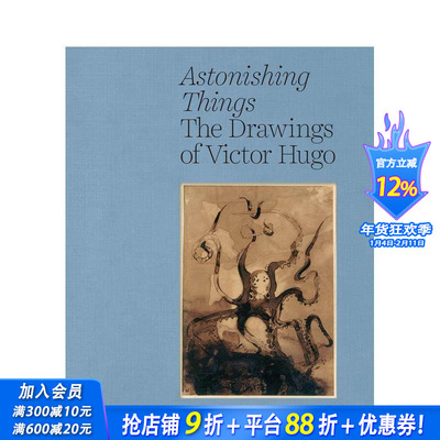 【预售】惊世骇俗：维克多·雨果的画作 Astonishing Things : The Drawings of Victor Hugo 原版英文艺术画册画集 正版进口书