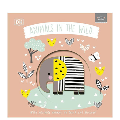 【现货】【互动纸板书】野外动物 【Little Chunkies】Animals in the Wild 英文儿童趣味互动 英语早教进口书