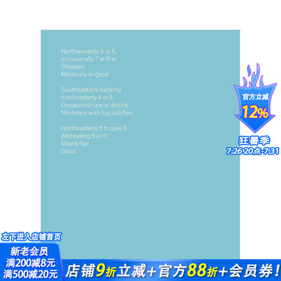 【预售】英文原版 航海天气预报 The Shipping Forecast 纪实摄影 正版进口图书画册 善优图书