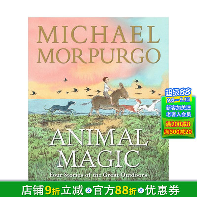【现货】自然奇缘：迈克尔·莫波格户外故事四重奏 Animal Magic 英文儿童插画故事绘本 进口童书 自然笔记画风