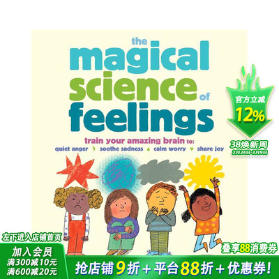 【预售】神奇的情绪科学 The Magical Science of Feelings 英文儿童插画科普故事绘本 进口童书