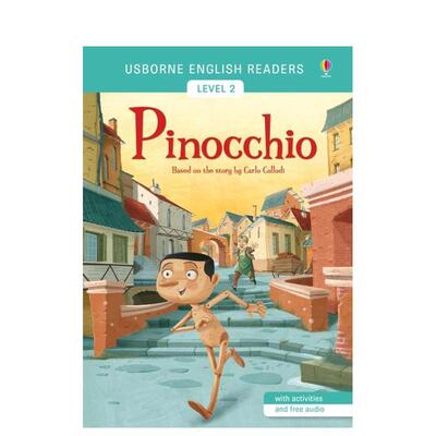 【现货】【LV2】Pinocchio匹诺曹 英文原版儿童故事分阶阅读 Usborne【善优童书】
