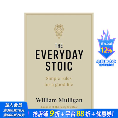 【预售】日常斯多葛派 The Everyday Stoic 原版英文心灵励志 正版进口书
