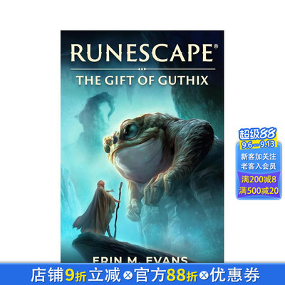 【预售】符文之境：古希克斯的礼物 RuneScape: The Gift of Guthix 原版英文文学小说 正版进口书