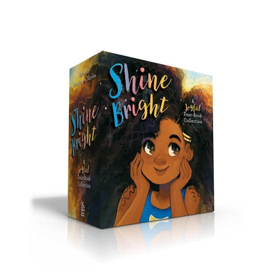 【预售】闪亮登场 盒装集 Shine Bright (Boxed Set): Curls; Glow; Bloom; Ours 原版纸板书 英文儿童章节故事书 英语阅读拓展书
