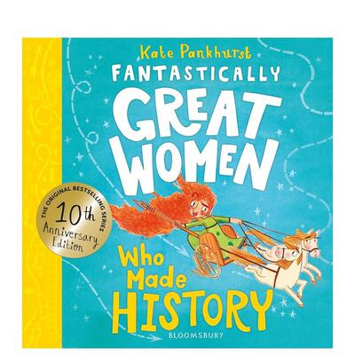 【预售】了不起的传奇女性 Fantastically Great Women Who Made History 英文儿童插画故事绘本 进口童书