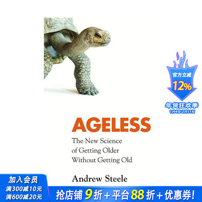 【现货】不老：年龄增长却不会变老的新科技 Ageless: The New Science of Getting Older Without Getting Old 英文原版科学