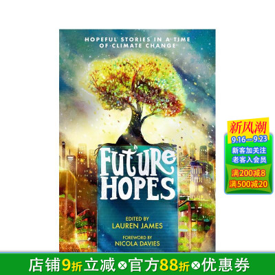 【现货】未来的希望：气候变化时代的希望故事 Future Hopes 英文小说故事科普 英语拓展阅读进口书