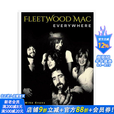 【预售】无处不在的Fleetwood Mac乐队 Fleetwood Mac Everywhere 原版英文音乐 正版进口书