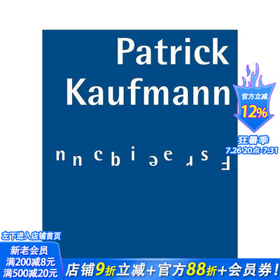 【预售】帕特里克·考夫曼：频率 Patrick Kaufmann: Frequencies 原版英文艺术画册画集 正版进口书