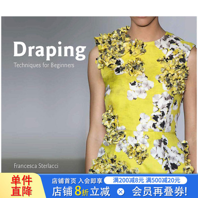 【预售】Draping 布料：初学者指南 服装设计入门进口原版图书