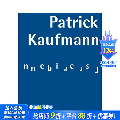 【预售】帕特里克·考夫曼：频率 Patrick Kaufmann: Frequencies 原版英文艺术画册画集 正版进口书