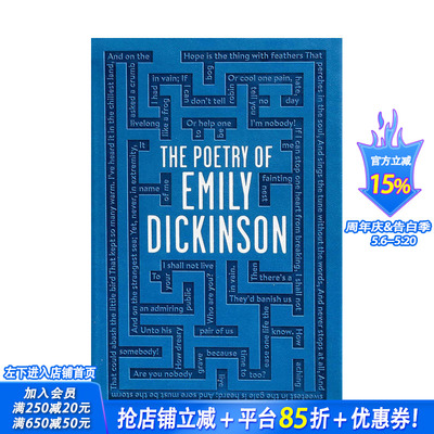 【预售】艾米莉·狄金森诗集 Poetry of Emily Dickinson 原版英文诗歌 正版进口书