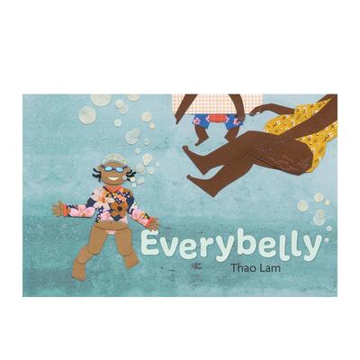 【现货】泳池边的肚皮游行 插画师Thao Lam林桃 Everybelly 精装英文儿童插画故事绘本 进口童书
