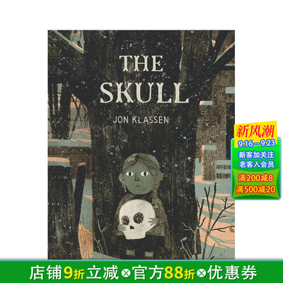 【现货】头骨：蒂罗尔民间故事 The Skull: A Tyrolean Folktale 精装英文儿童章节桥梁故事书 英语拓展阅读进口书