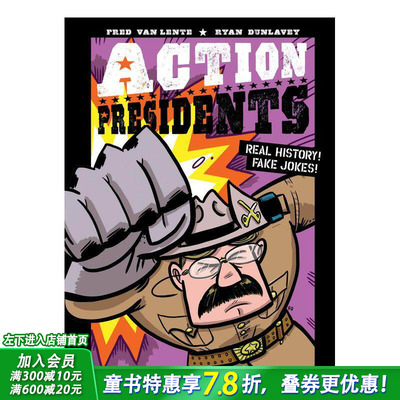 【现货】 总统行动3:西奥多·罗斯福!Action Presidents 3: Theodore Roosevelt! 英文儿童拓展阅读进口童书