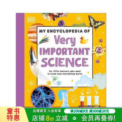 【预售】DK那些重要的事小百科：科学 My Very Important Encyclopedias of Very Important Science 英文儿童科普图集 进口童书